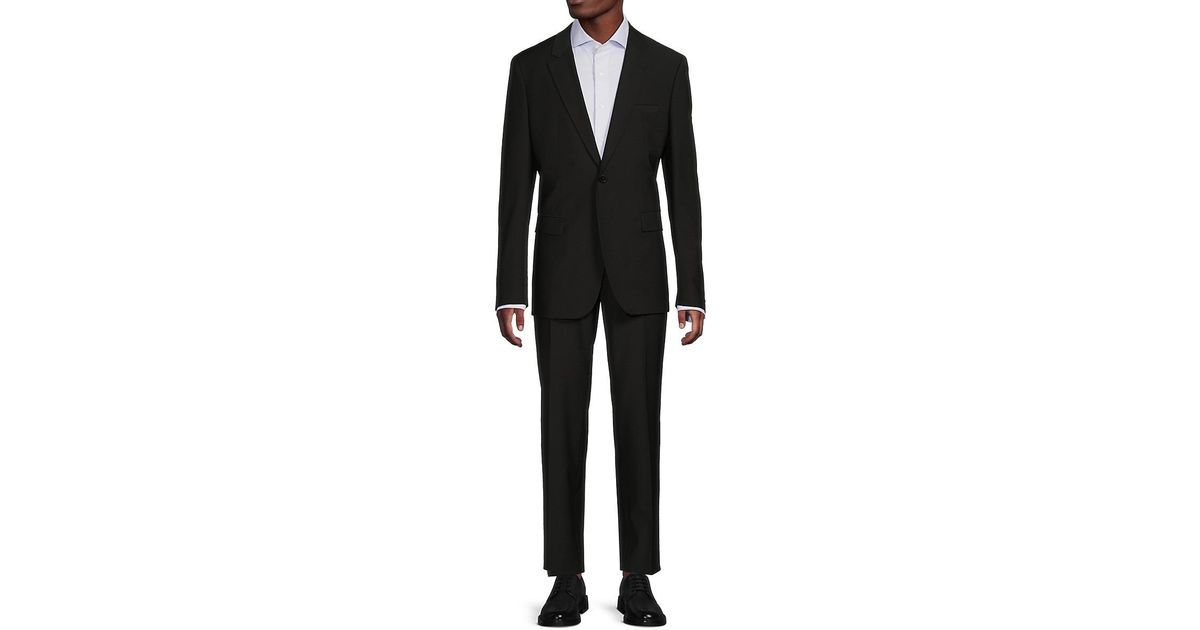 HUGO Sim Fit Suit in Black for Men | Lyst