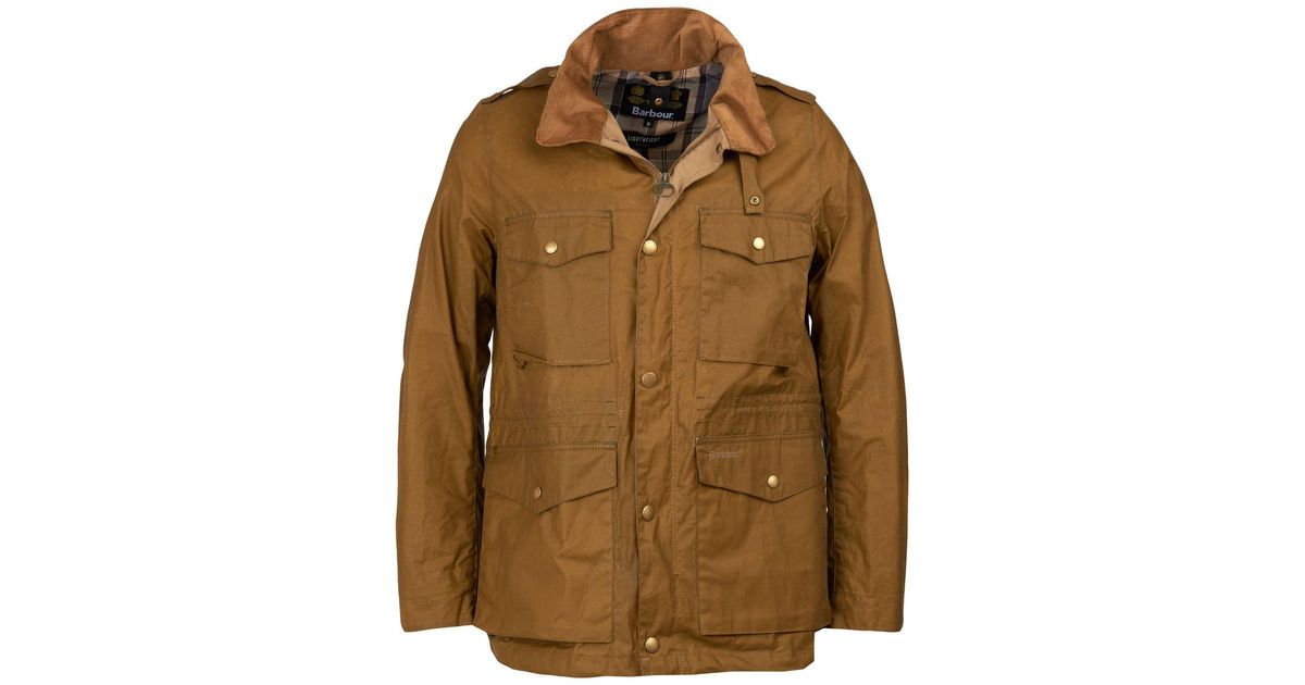 barbour lightweight orel waxed jacket