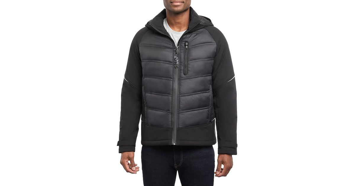 Michael Kors Topeka Hooded Puffer Jacket in Grey for Men | Lyst Australia