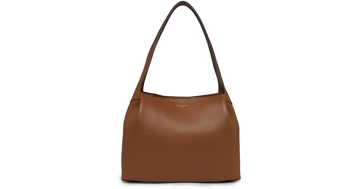 Rag & Bone Slade Top Handle Leather Tote in Brown | Lyst