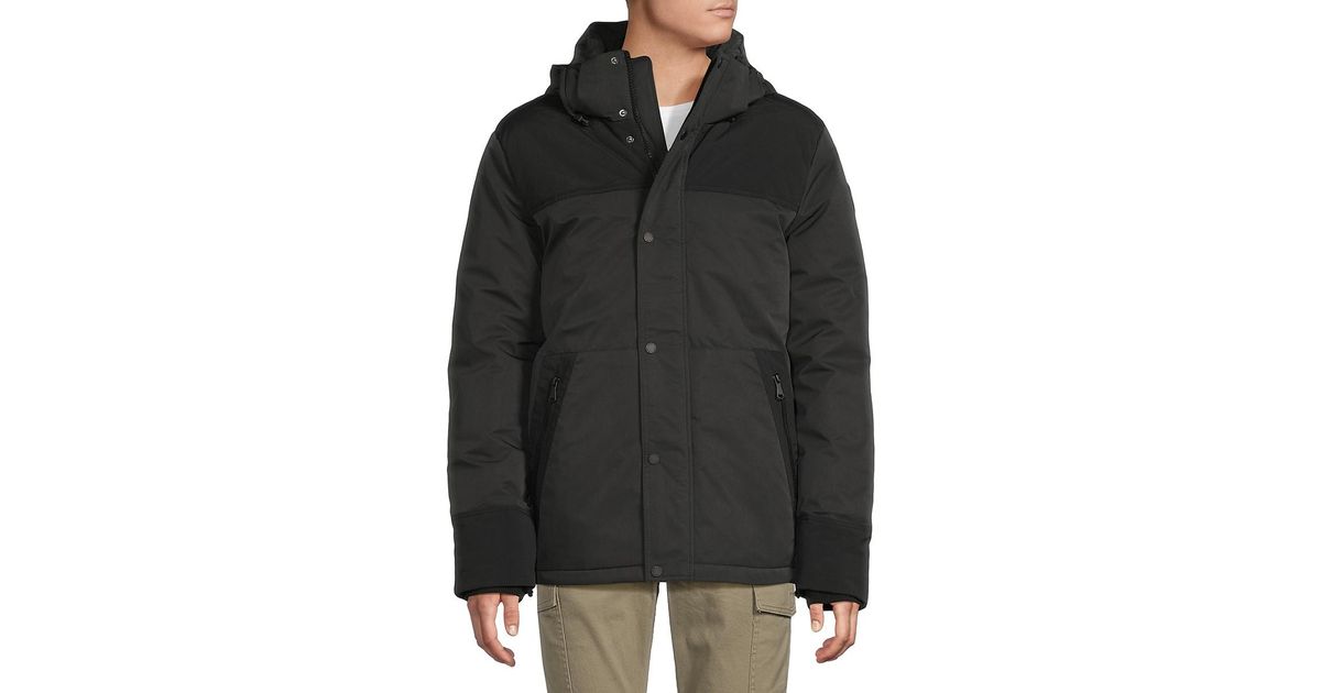 Pajar Wiyot Puffer Jacket in Black for Men | Lyst