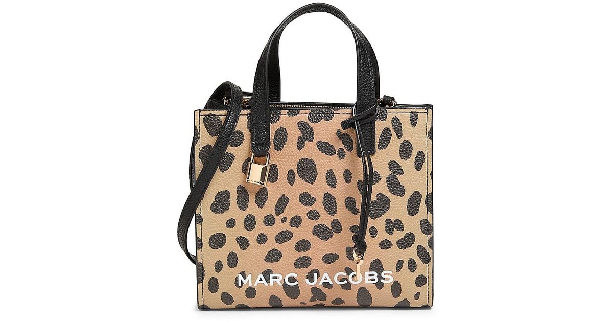 Marc Jacobs Cheetah Print Leather Tote Bag | Lyst UK