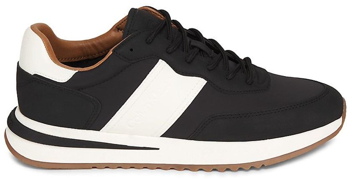 Calvin Klein Paters Running Sneakers in Blue for Men | Lyst