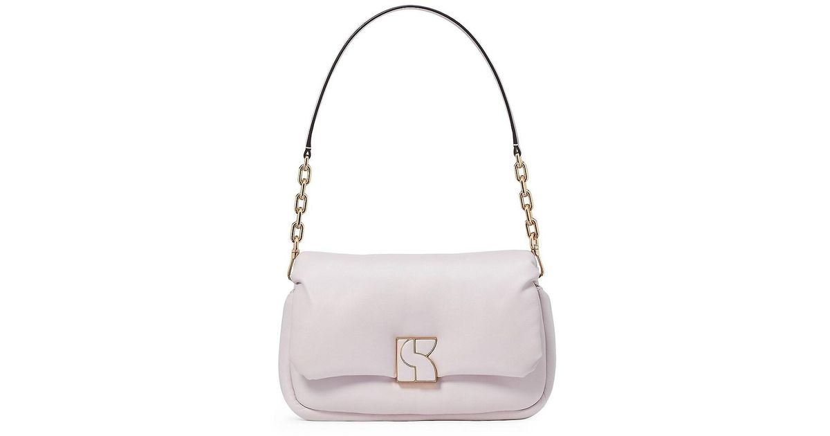 Kate Spade Dakota Puffy Leather Crossbody Bag in Pink | Lyst UK