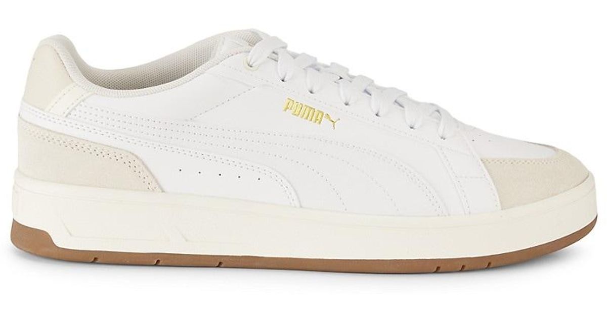 PUMA Court Classico Low-Top Sneakers in White for Men | Lyst UK