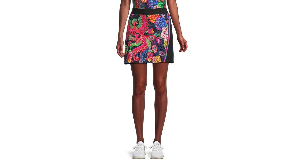 Johnny Was Bee Active Crossover Tennis Skirt in Red | Lyst UK