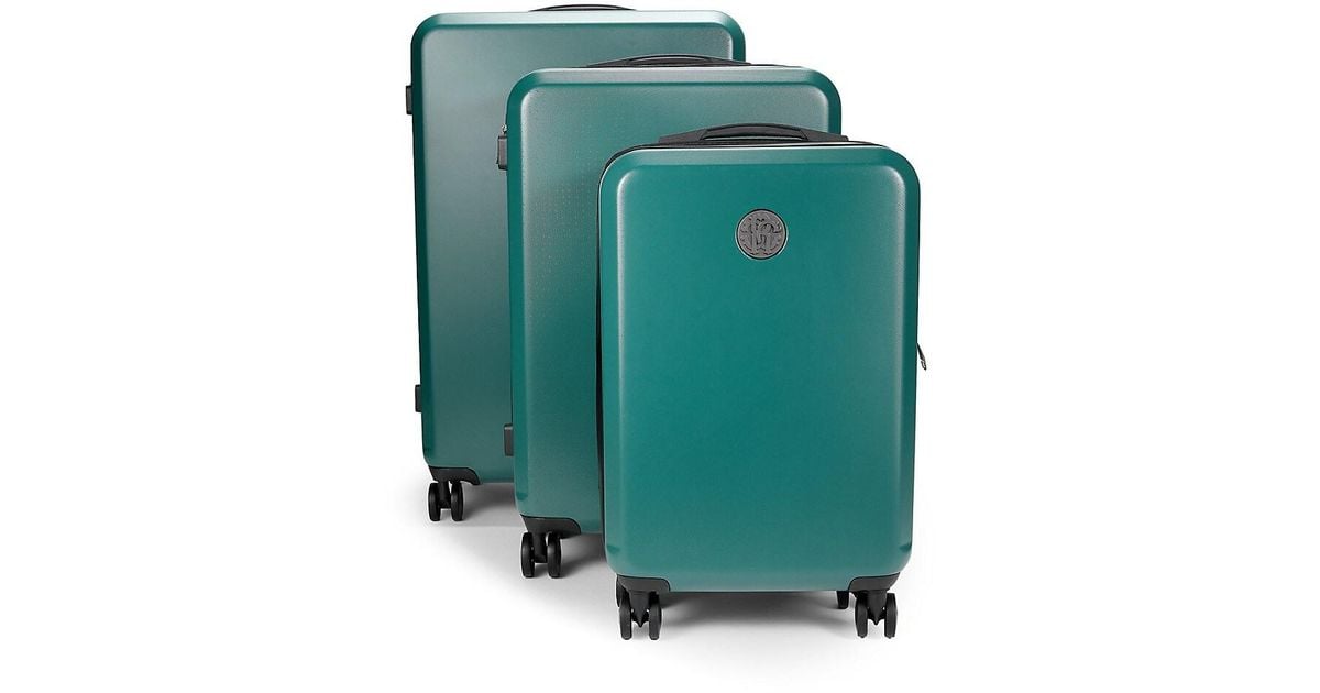 Roberto Cavalli 3-piece Logo Luggage Set in Green | Lyst