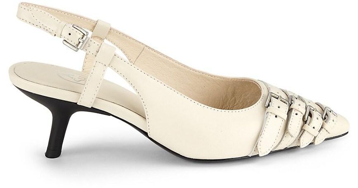 Ash Brenda Slingback Pumps in Natural | Lyst