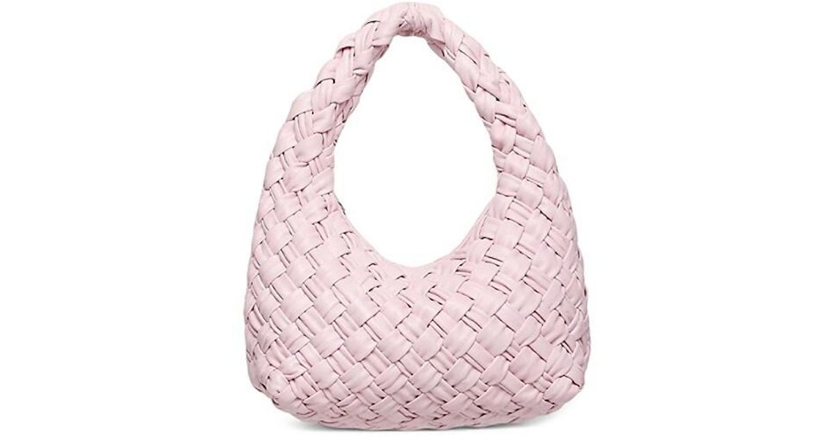 Walter Baker Indie Weaved-Leather Hobo Bag in Pink | Lyst