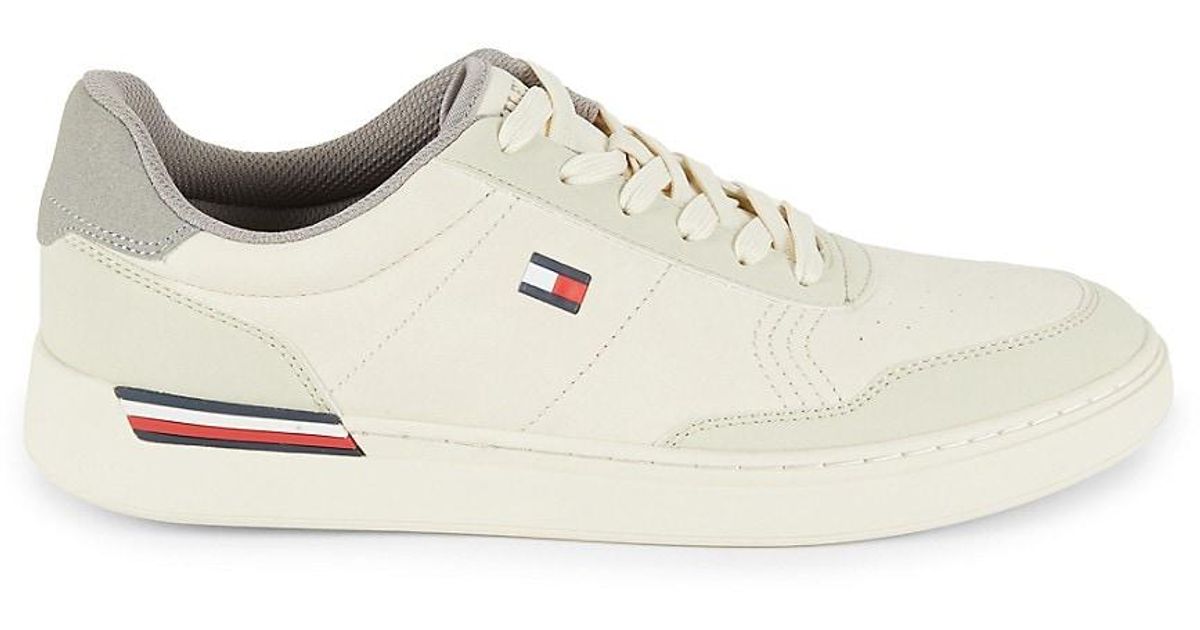 Tommy Hilfiger Jaran Low Top Platform Sneakers in White for Men | Lyst