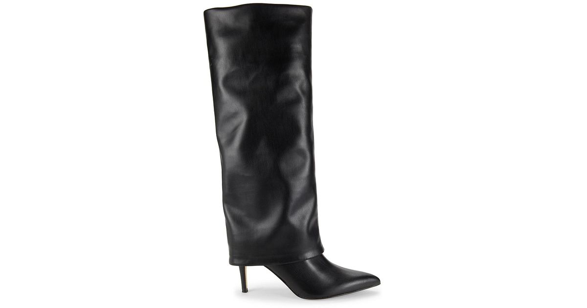 Calvin Klein Vamsy 75Mm Point Toe Knee Boots in Black | Lyst