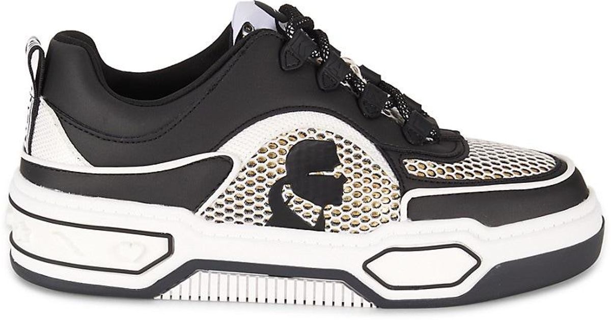 Karl Lagerfeld Colden Karl Honeycomb Mesh Platform Sneakers in Black | Lyst