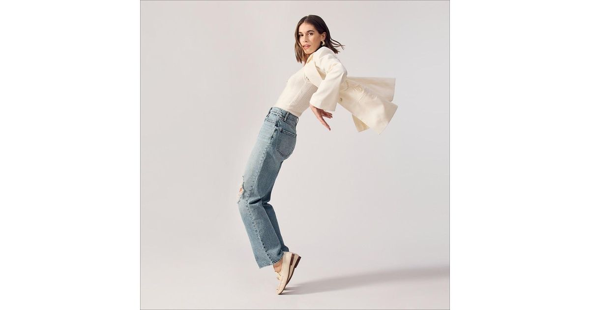 Sam Edelman Lucca Bit Loafer Modern Ivory Leather in White | Lyst