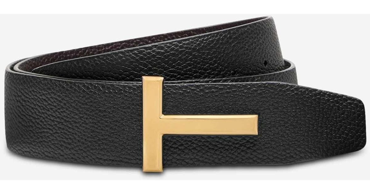 Tom Ford T Icon Belt in White for Men | Lyst UK