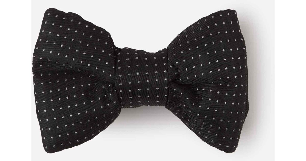 Tom Ford Polka Dot Silk Bow Tie in Black for Men | Lyst