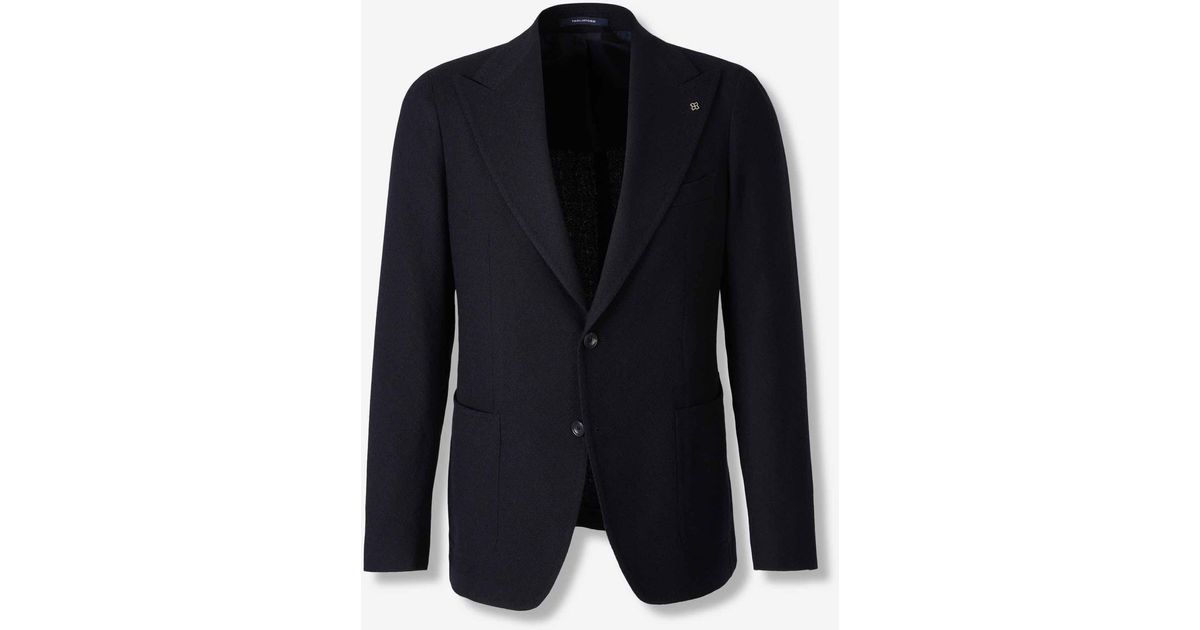 Tagliatore Classic Cut Blazer in Blue for Men | Lyst UK