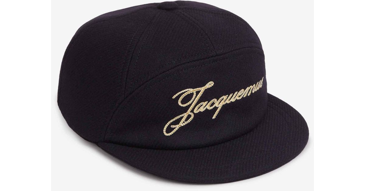 Jacquemus Logo Cap Cotton in Blue for Men | Lyst UK