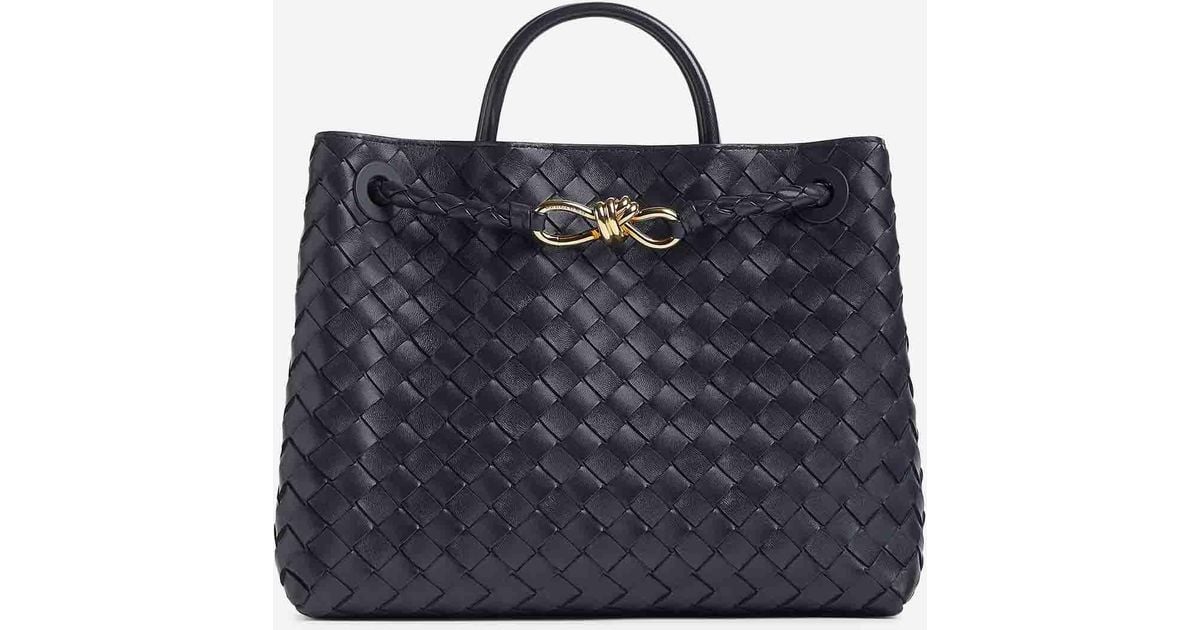Bottega Veneta Hand Bag Andiamo in Blue | Lyst UK