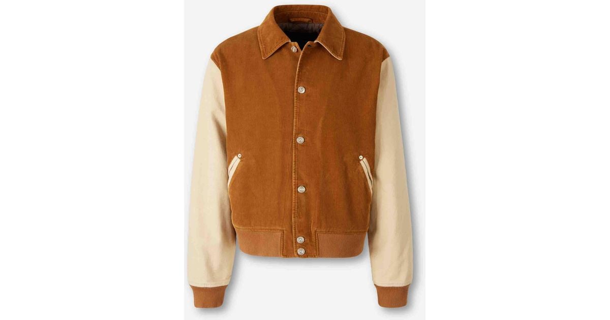 Wales Bonner Corduroy Bomber Jacket in Brown for Men | Lyst UK