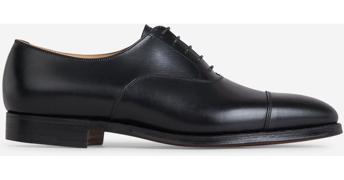 Crockett & Jones Connaught Leather Shoes in White for Men | Lyst