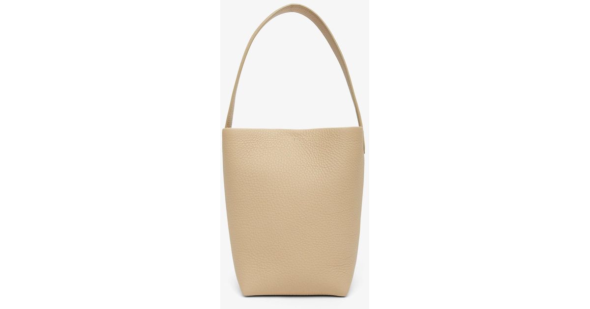 The Row Small N/s Park Beige Tote Bag in White | Lyst