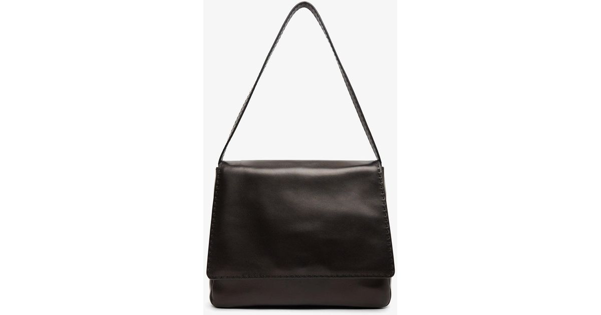The Row Nuance Black Hobo Bag | Lyst