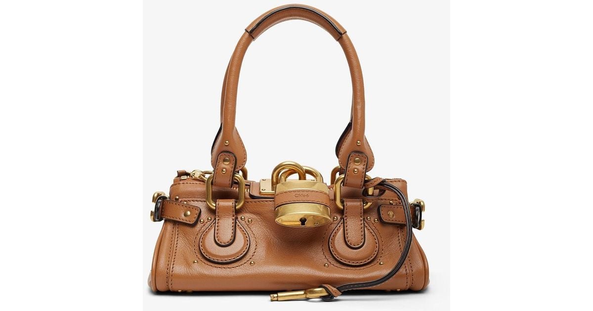 Chloé Paddington Small Brown Leather Bag | Lyst UK