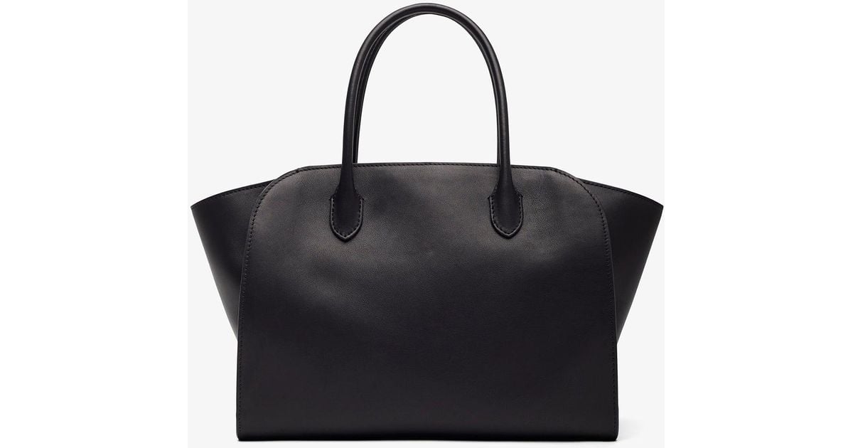 The Row Marlo 12 Black Leather Bag | Lyst UK