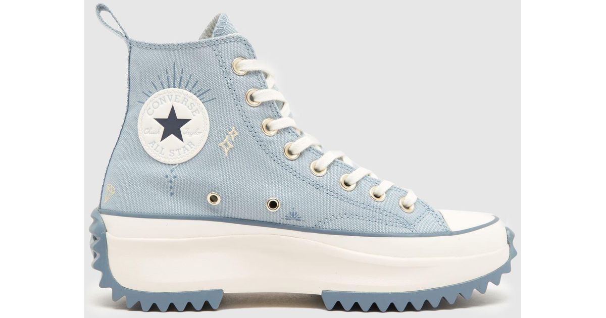 Converse Run Star Hike Tiny Tattoos Trainers In in Blue | Lyst UK