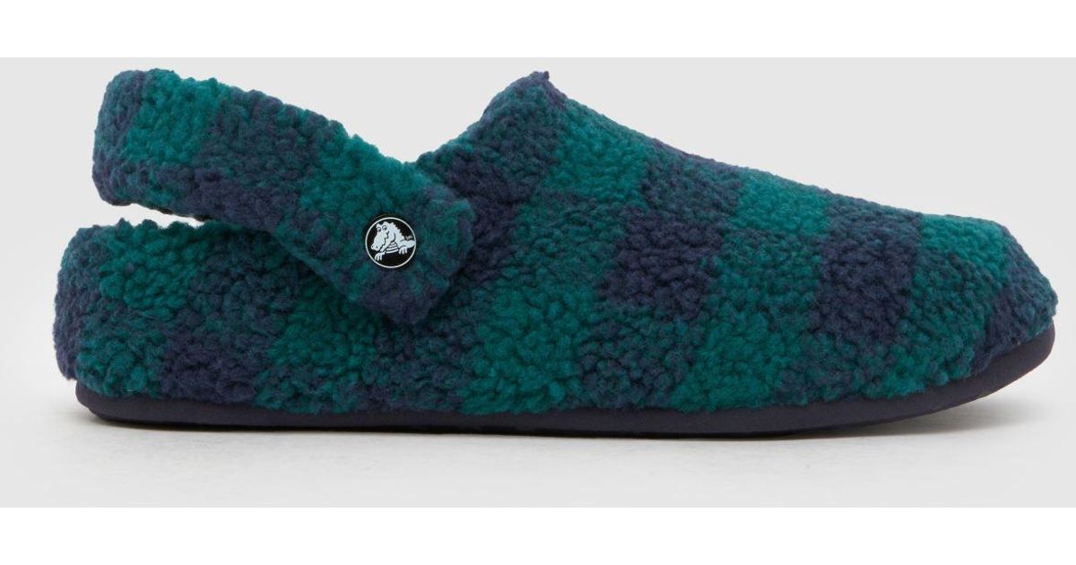 Crocs™ Classic Cozzzy Slippers in Blue for Men | Lyst UK