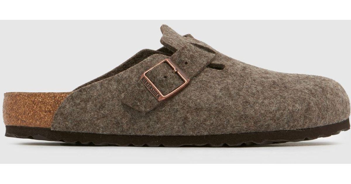 Birkenstock Boston Clog Sandals in Brown for Men | Lyst UK