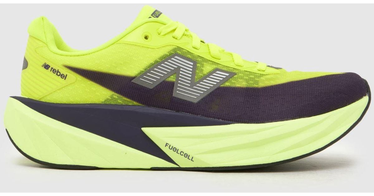 New Balance Rebel V5 Trainers in Yellow | Lyst UK