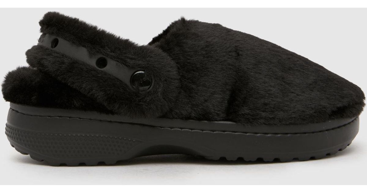 Crocs™ Classic Unfurgettable Clog Sandals in Black | Lyst UK