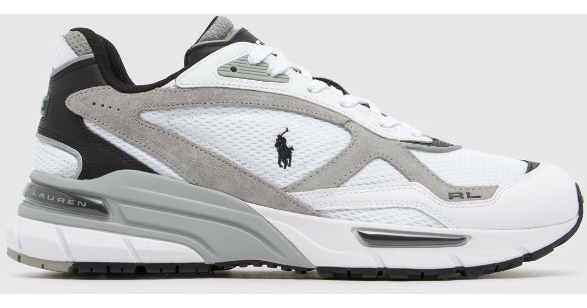 Polo Ralph Lauren Trackster 275 Trainers in White for Men | Lyst UK