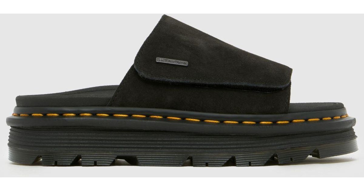Dr. Martens Zebzag Slide Sandals in Black | Lyst UK