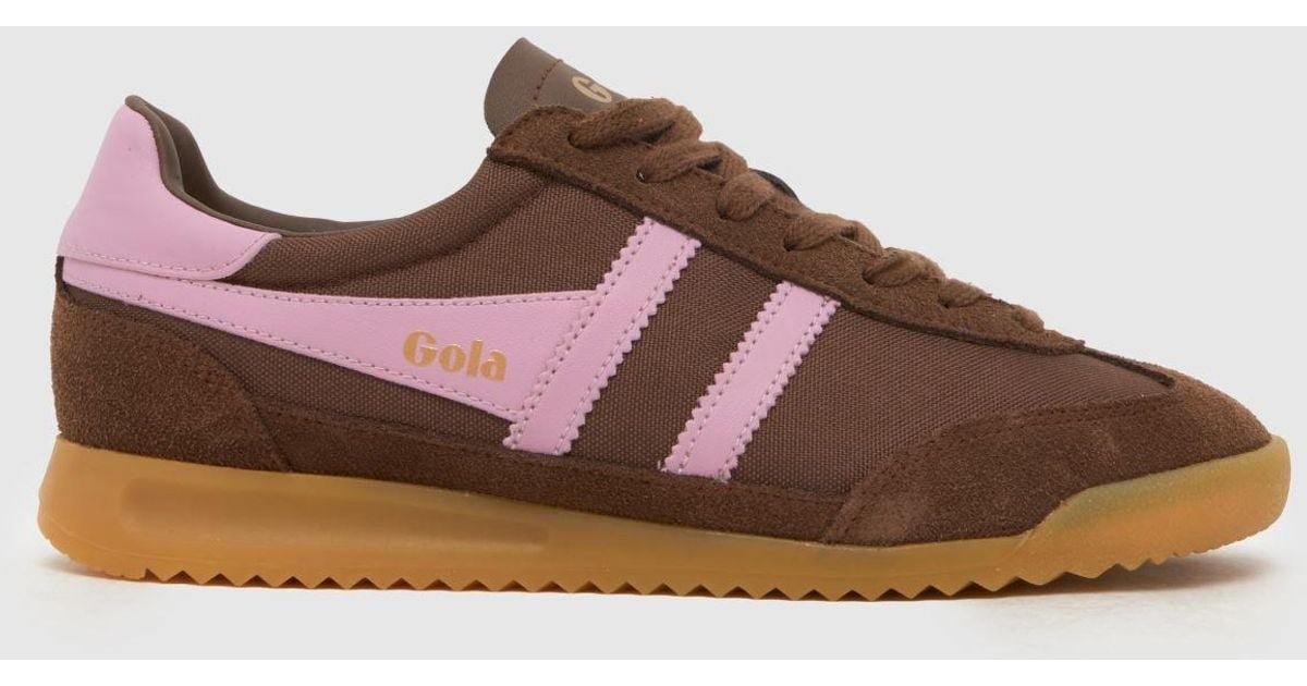 Gola Tornado Trainers in Brown | Lyst UK