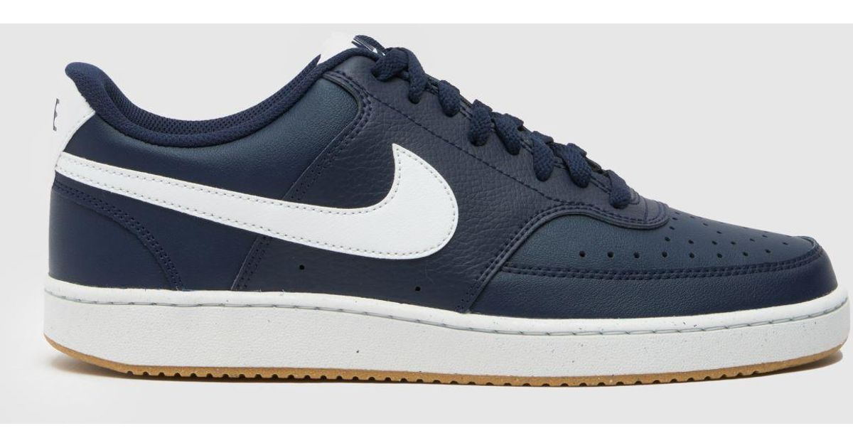 Nike Court Vision Low Trainers in Blue for Men | Lyst UK