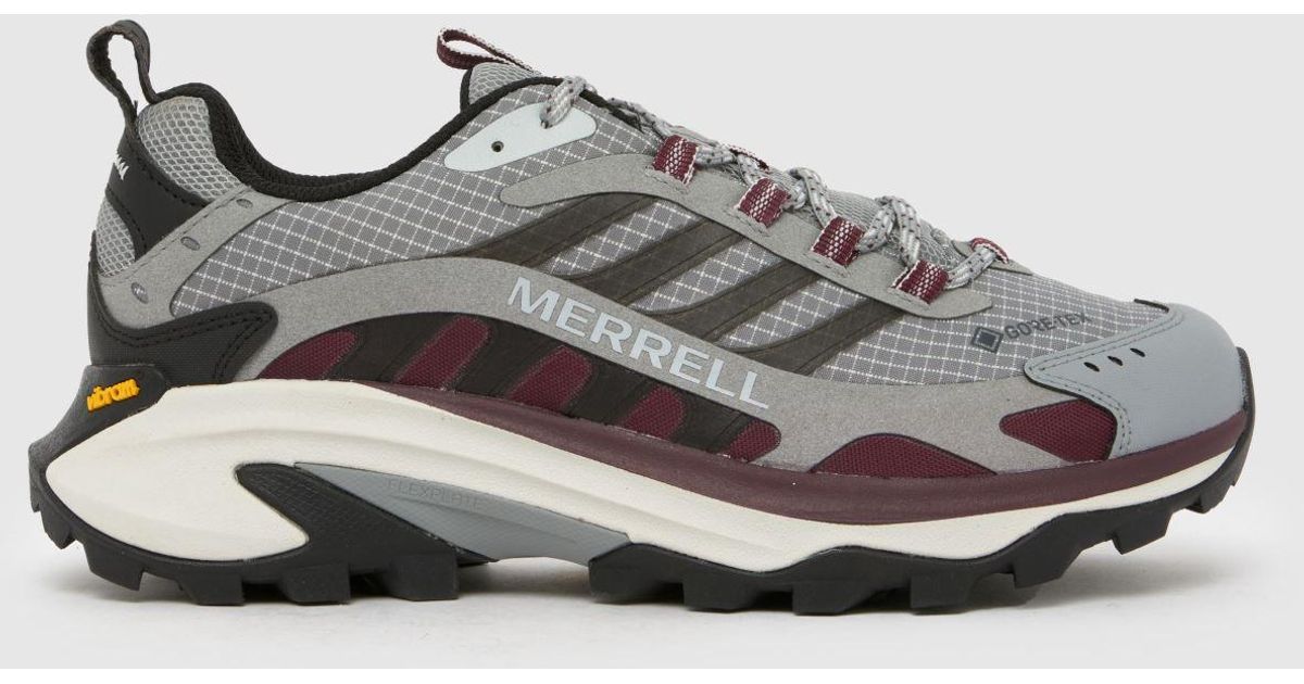 Merrell Moab Speed 2 Gore-Tex Trainers in Grey | Lyst UK