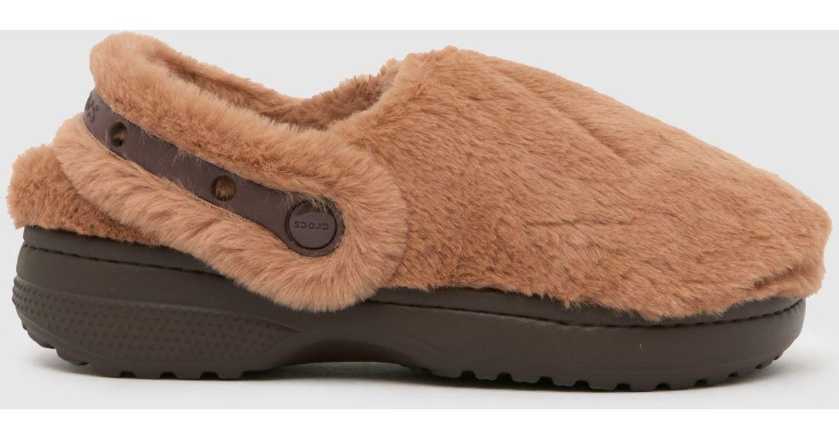 Crocs™ Classic Unfurgettable Clog Sandals in Brown | Lyst UK