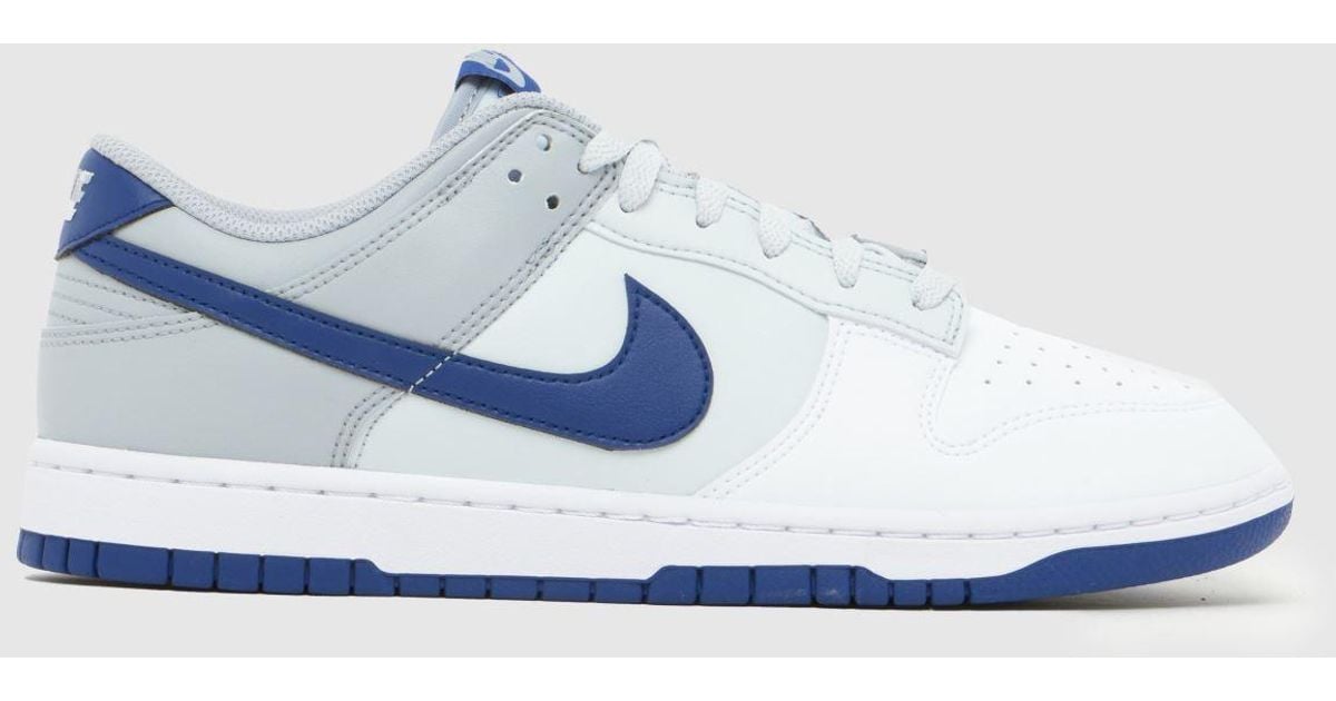 Nike Dunk Low Trainers in Blue for Men | Lyst UK