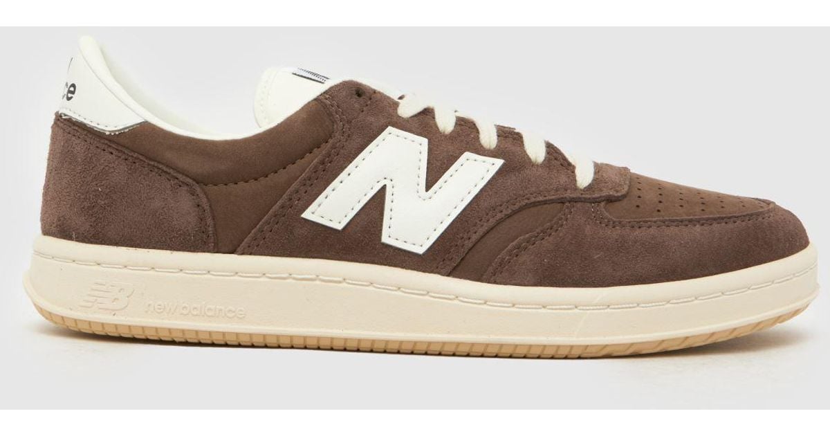 New Balance T500 Trainers in Brown for Men | Lyst UK
