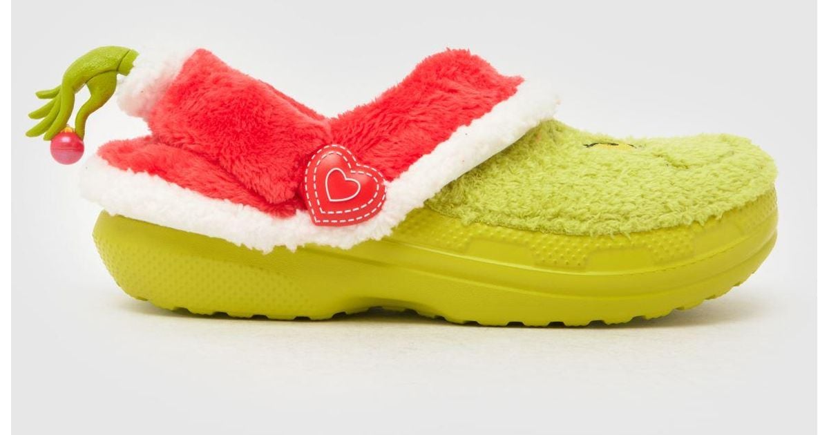 Crocs™ X The Grinch Classic Clog Sandals in Yellow | Lyst UK