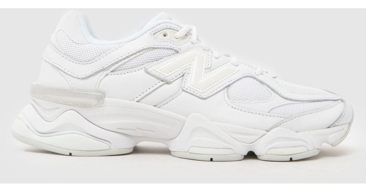 New Balance 9060 Trainers in White | Lyst UK