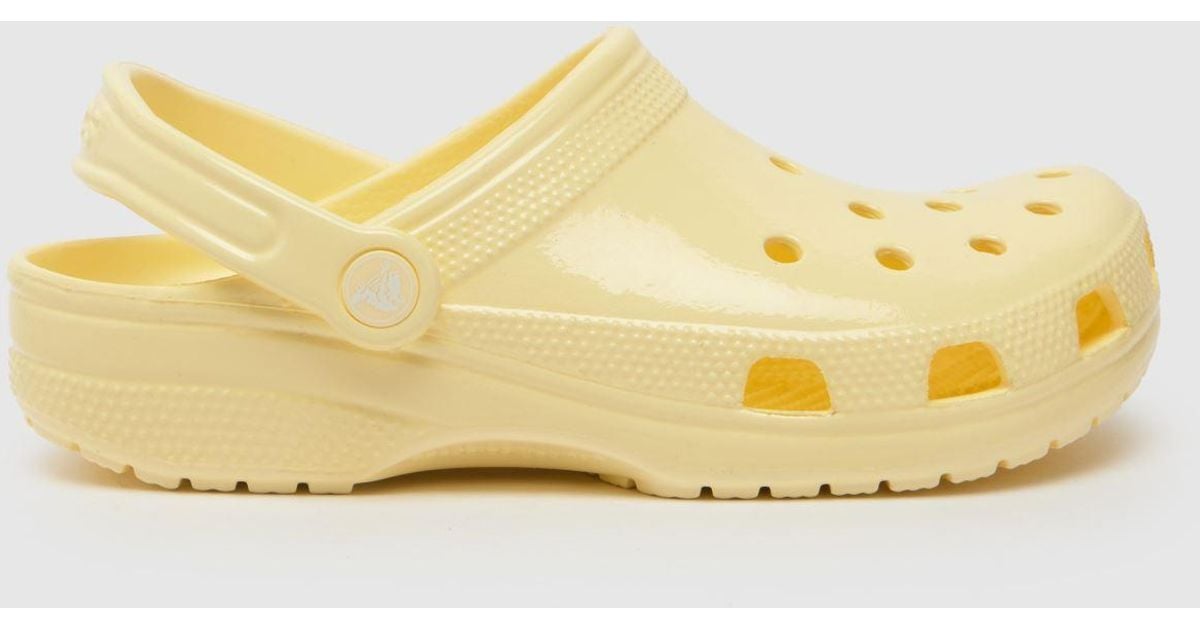 Crocs™ Classic High Shine Clog in Yellow | Lyst UK