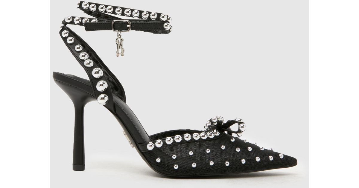 Steve Madden Val Jewel Pointed High Heels in Black | Lyst UK