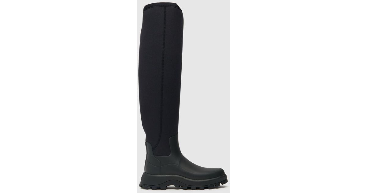 HUNTER Ladies City Explorer Tall Boots in Black | Lyst UK
