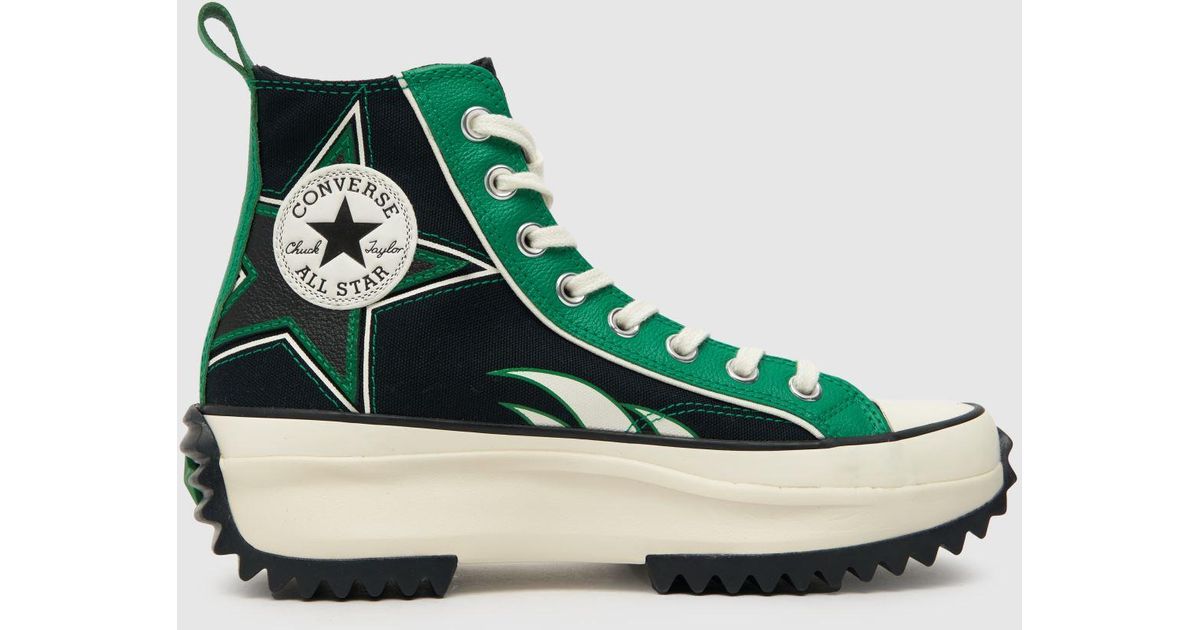 Converse Run Star Hike Racer Revival Trainers In in Green | Lyst UK