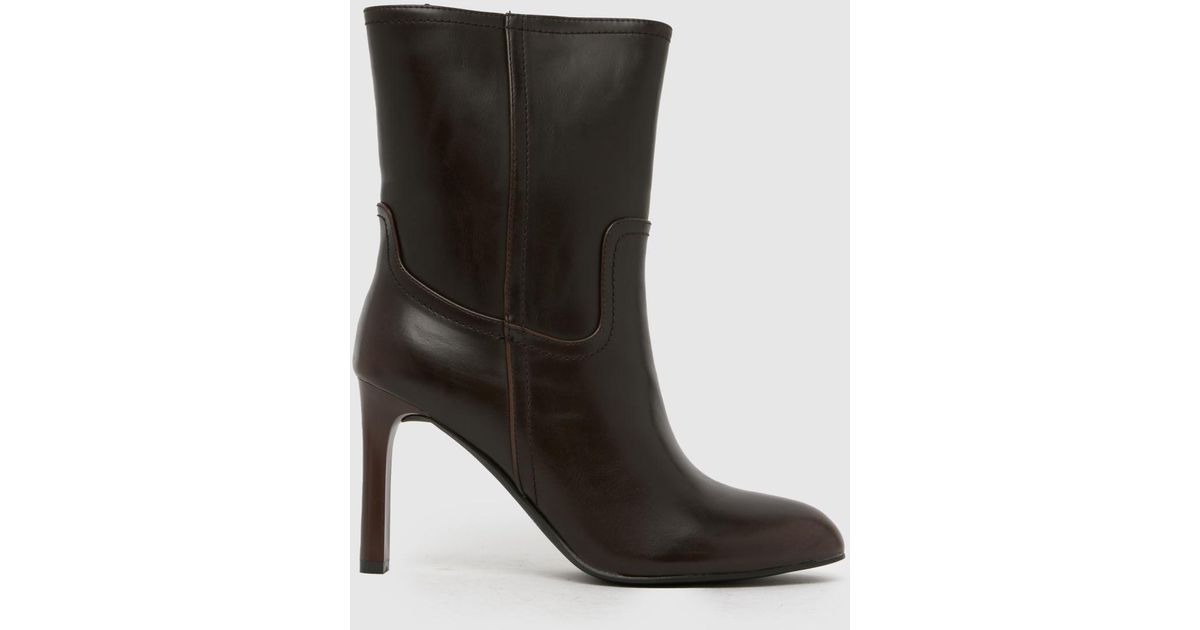 SIMMI Treudo Heeled Boots in Black | Lyst UK