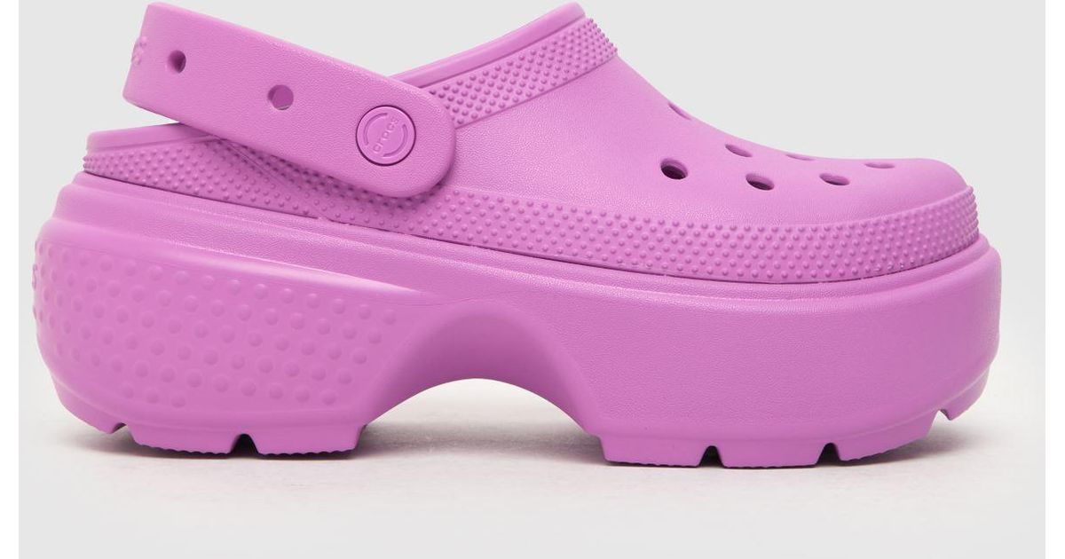 Crocs™ Stomp Clog Sandals in Purple | Lyst UK