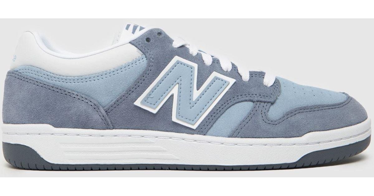 New Balance 480 Suede Trainers in Blue | Lyst UK